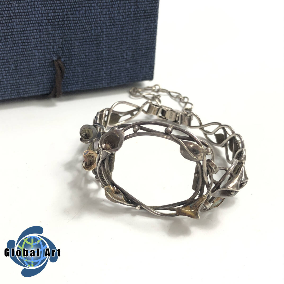 【傷や汚れあり】★E08237/ブレスレット/SILVER/K18/総重量 約19.6g/紘 刻印/箱付の落札情報詳細 - Yahoo!オークション落札価格検索 オークフリー