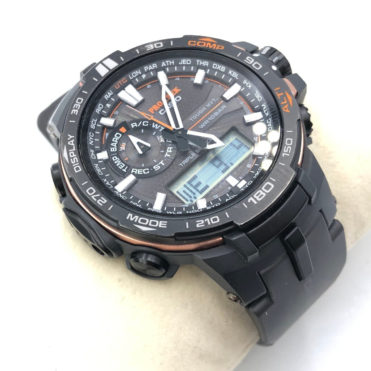 【全体的に状態が悪い】9/4G504NM★カシオCASIO/PROTREK/ウォッチ/メンズ/稼働/ブラック系/5365/DF5 DH7の落札 ...