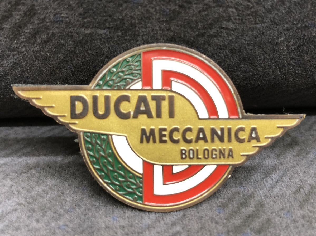 【やや傷や汚れあり】当時物 DUCATI アルミエンブレム 七宝焼風 /村山モータース ドゥカティ 900ss MHR パンタ ベベル イモラ NCR パワーハウス イタリアbolognaの ...