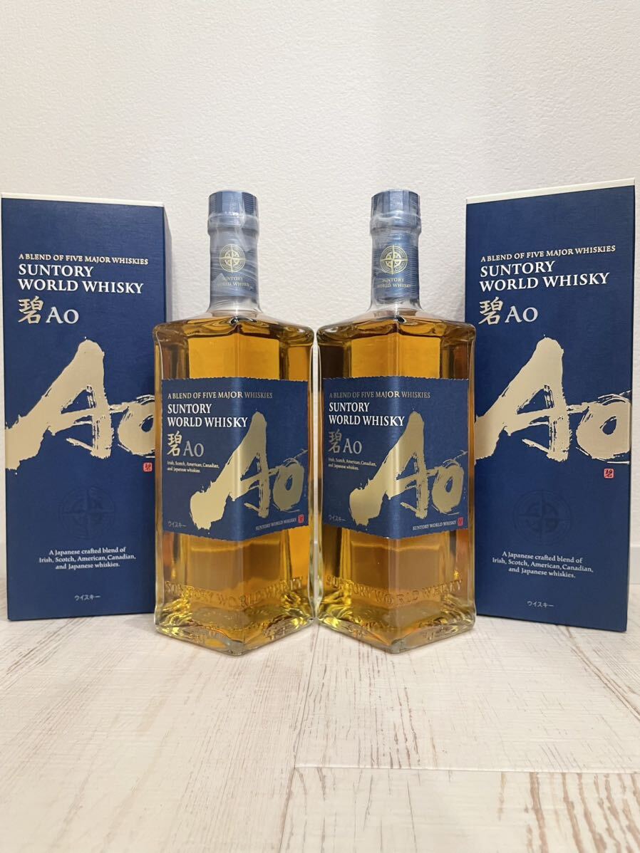 【未使用】送料無料 サントリー ワールド ウイスキー 碧 新品未開栓箱付 700ml 43% 2本 SUNTORY AO WORLD WHISKYの落札情報詳細 - Yahoo!オークション ...