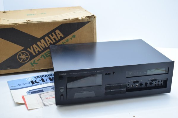 【やや傷や汚れあり】YAMAHA ヤマハ K-1B カセットデッキ 元箱 取説 保証書付 オーディオ機器 音響機器 Aa-104Tの落札情報詳細 - Yahoo!オークション落札価格検索 オークフリー