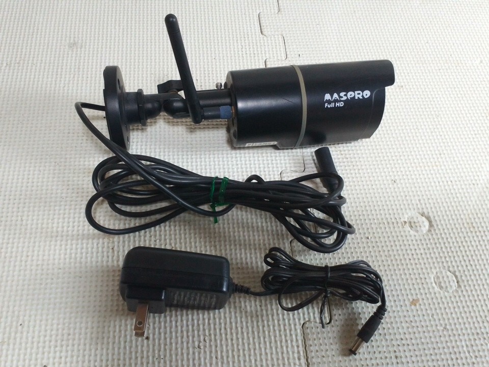 【傷や汚れあり】 マスプロ電工 ワイヤレスカメラ maspro WHC7M2-C 通電OK カメラ DC9v 屋外対応 セキュリティ ♪2F-30916カの落札情報詳細 - Yahoo ...