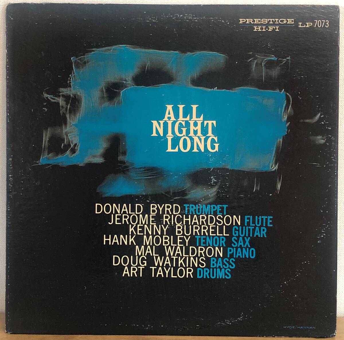 【やや傷や汚れあり】ALL NIGHT LONG / HANK MOBLEY etc / PRESTIGE / オリジナルの落札情報詳細 ...