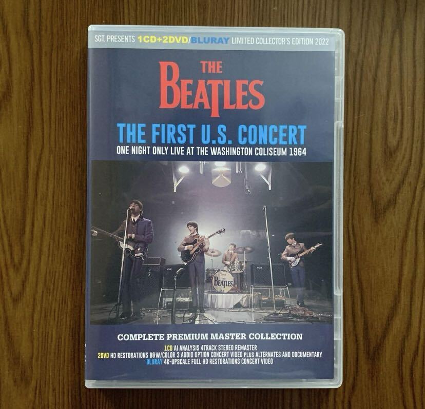 【未使用に近い】ほぼ新品 BEATLES LIVE AT THE WASHINGTON COLISEUM 1964) 1CD+2DVD+1Blu-ray-R ビートルズの落札情報詳細 ...