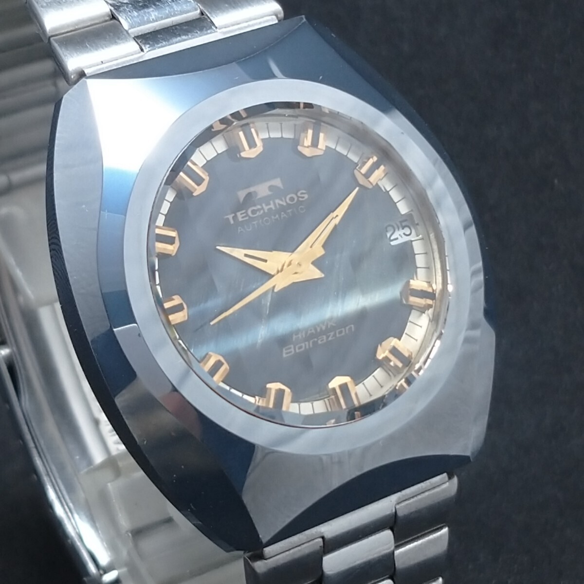 【やや傷や汚れあり】大人気☆TECHNOS テクノス HAWK Borazon メンズ 巻き上げ良好 超硬ケース綺麗 ウォッチの落札情報詳細 - Yahoo!オークション落札価格検索 オークフリー