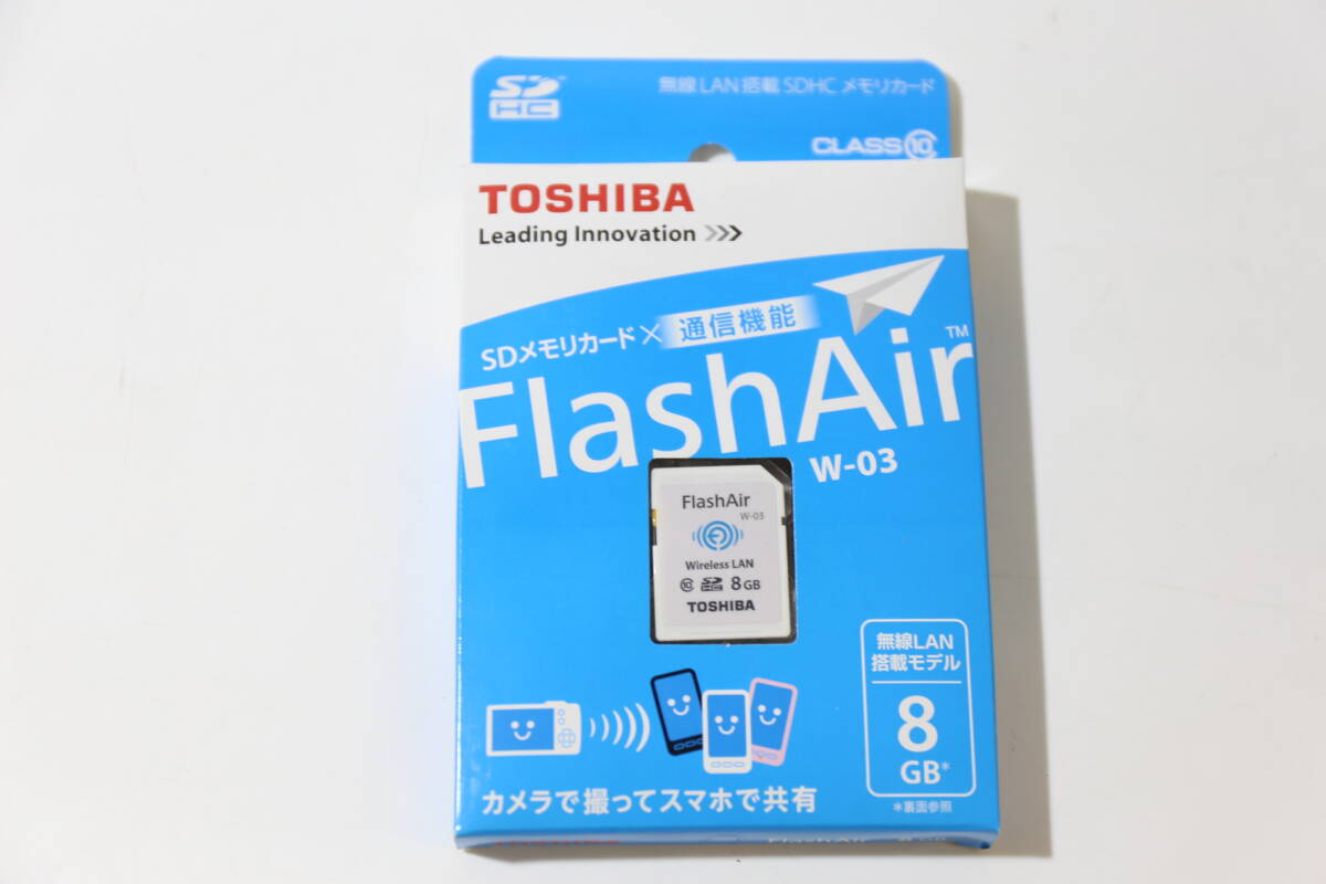【未使用】未開封/未使用/TOSHIBA FlashAir W-03 8GB SDHCカード Class10 無線LAN/Wi-Fi搭載の落札情報詳細 - Yahoo!オークション落札価格検索 ...