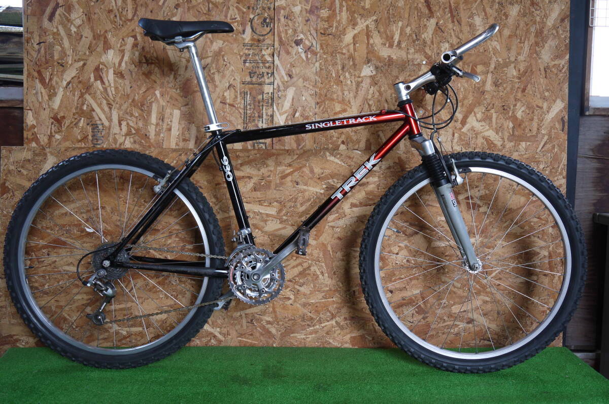 【傷や汚れあり】:old MTB 90`S TREK SINGLE TRACK 930 True Temper OX compⅡ USA 3× ...