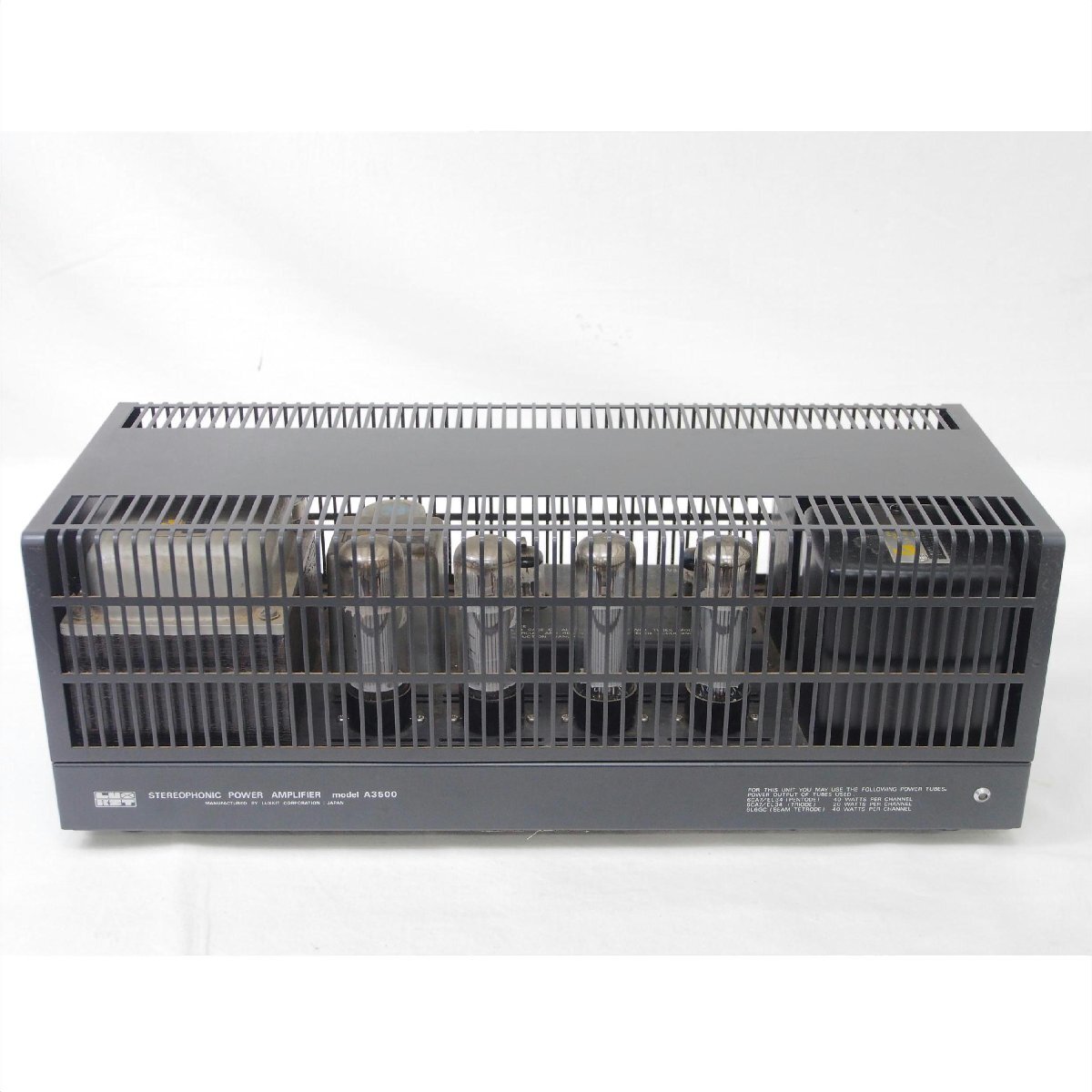 【全体的に状態が悪い】1円【ジャンク】LUX KIT ラックスキット/真空管パワーアンプ STEREOPHONIC POWER AMPLIFIRE/A3500/78の落札情報詳細 ...