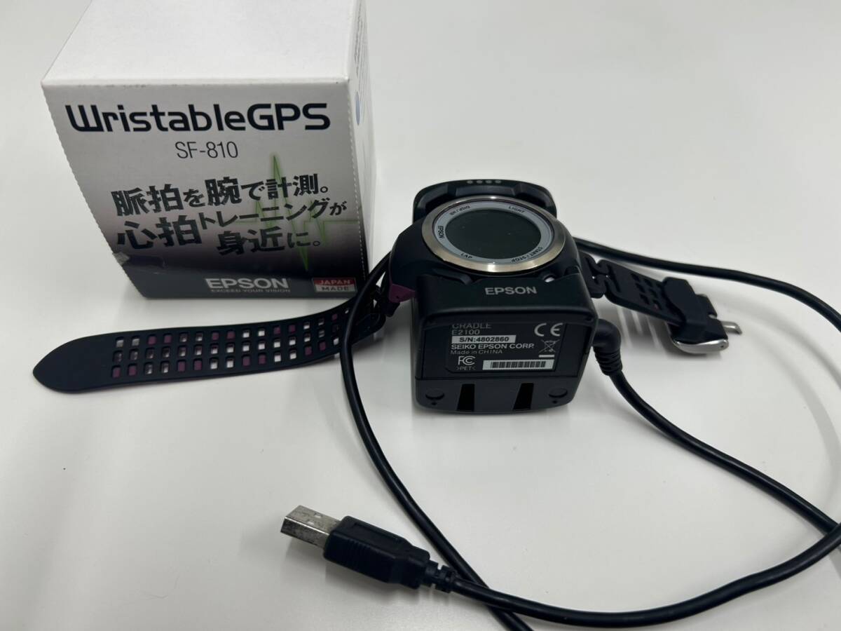 【目立った傷や汚れなし】EPSON エプソン Wristable GPS 腕時計 脈拍計測機能付 SF-810 中古品の落札情報詳細 - Yahoo!オークション落札価格検索 オークフリー