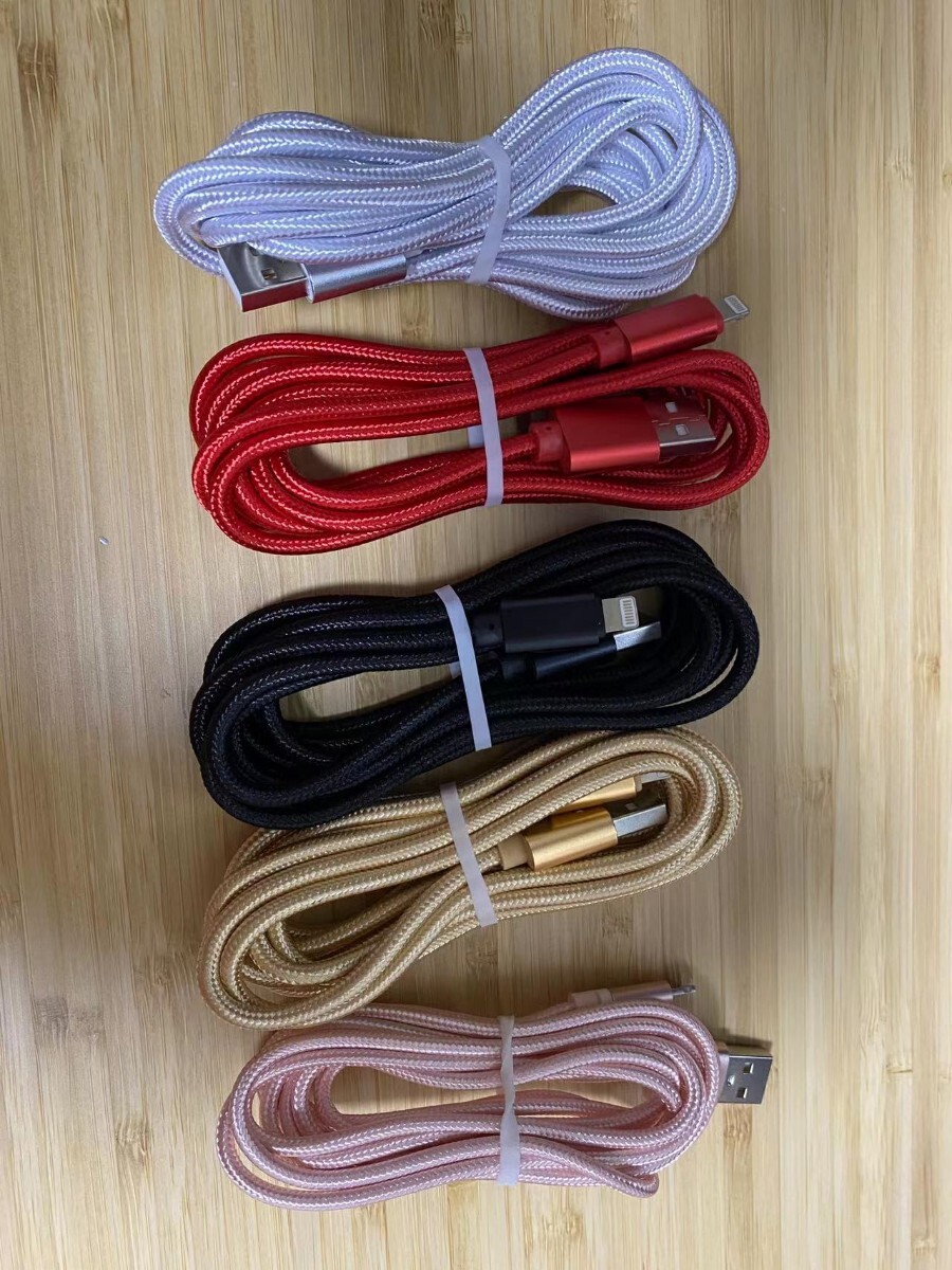 【未使用】iPhone 2M ライトニングケーブル 純正工場品 白＋赤＋黒＋金＋ピンクの落札情報詳細 - Yahoo!オークション落札価格検索 オークフリー