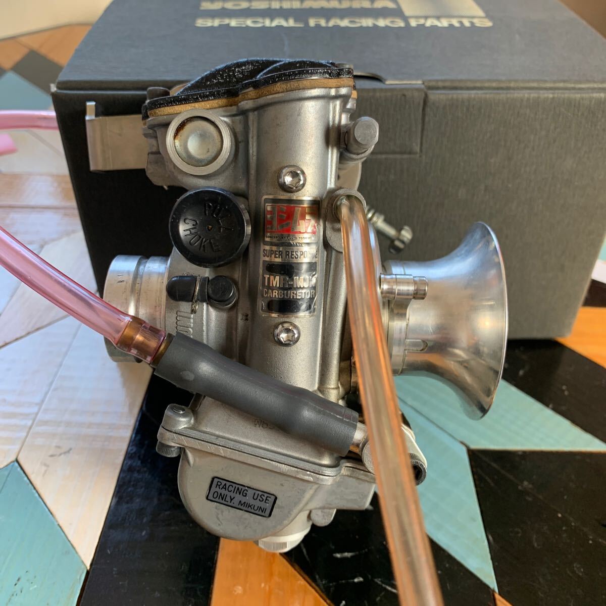【目立った傷や汚れなし】ヨシムラ NSF100用 MIKUNI TMR-MJN32 キャブレター DUAL STACK FUNNEL 仕様 ...