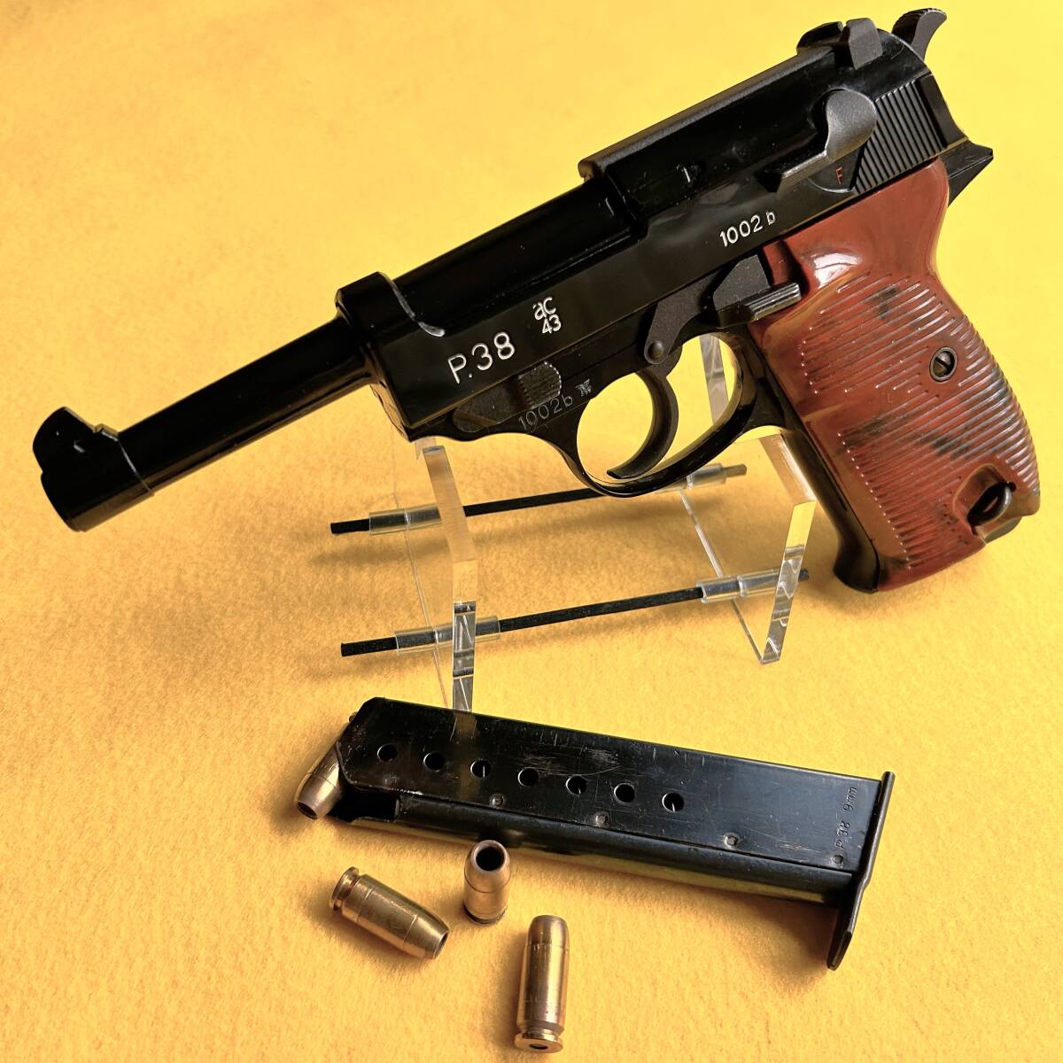 【傷や汚れあり】MARUSHN WALTHER マルシン・ワルサ－ P-38 MILITARY Excellent Heavy Weight Model Gun （Anti-Shocked ...