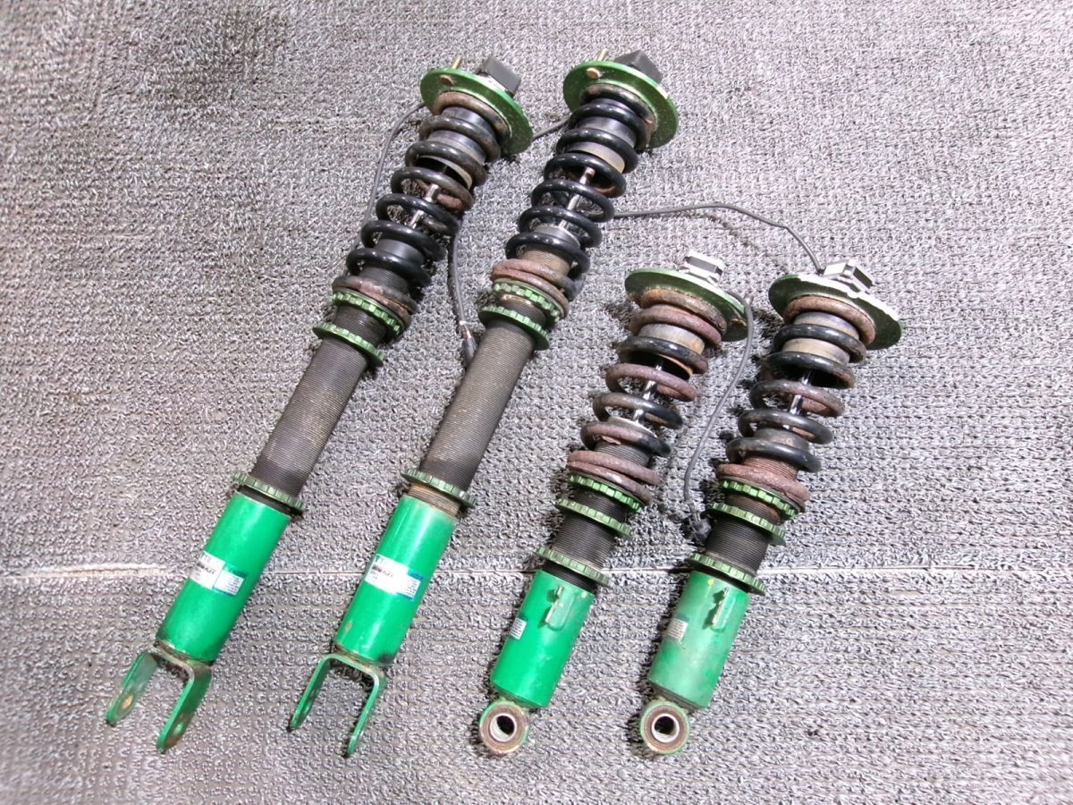 【全体的に状態が悪い】★激安!★BCNR33 スカイライン GT-R TEIN テイン TYPE FLEX フレックス フルタップ 車高調 全長式 減衰調整 1台分 RB26DETT ...