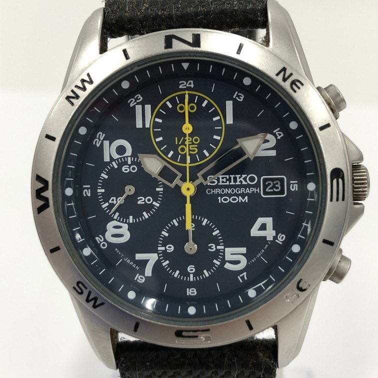【傷や汚れあり】SEIKO セイコー CHRONOGRAPH クロノグラフ 腕時計 7T92-0DX0 1N1437 箱付き 不動品 【CKAL1015】の落札情報詳細 - Yahoo ...