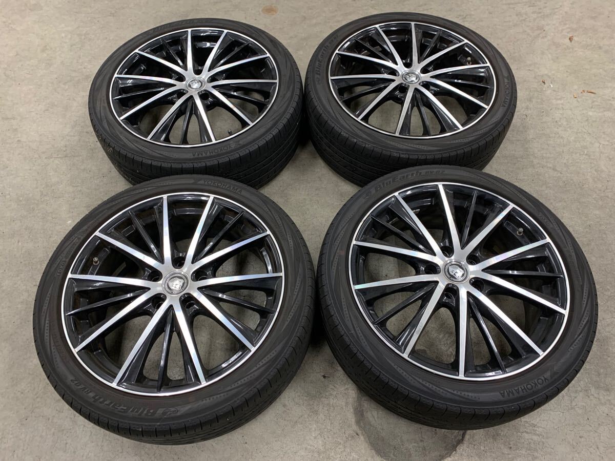 【傷や汚れあり】【格安売切】PERFORMANCE WHEELS☆プリウスα等☆18インチ☆7J☆off+47☆PCD114.3☆5H ...