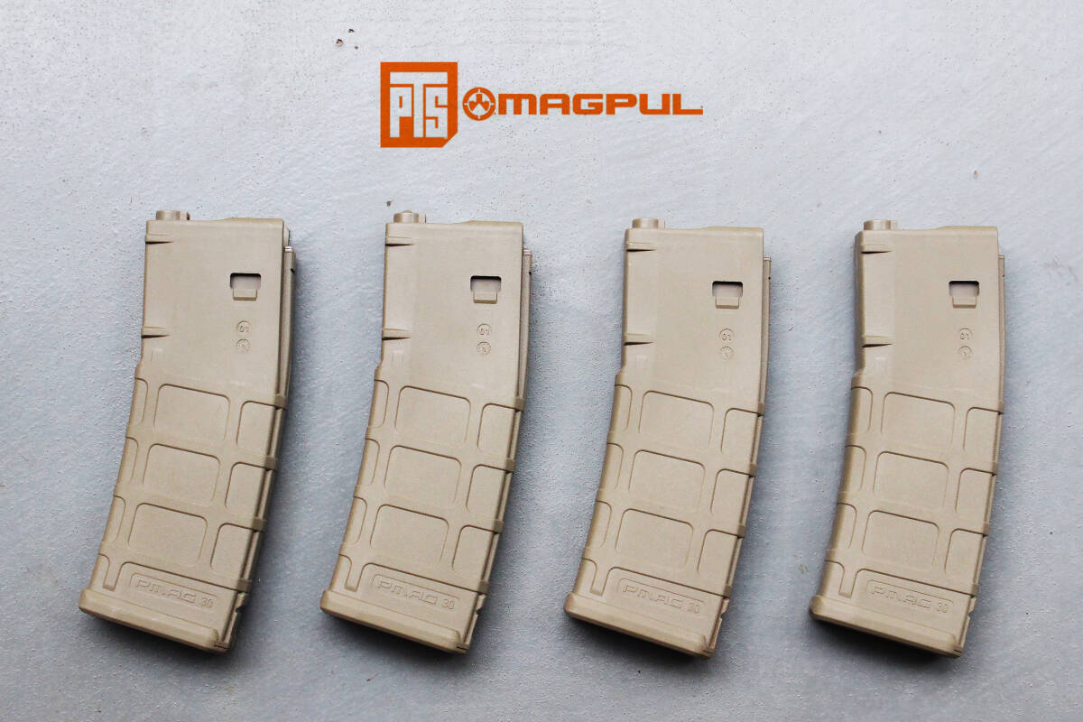 【未使用に近い】 【超希少・実物・極上】 マルイ 次世代 M4用 MAGPUL PTS P-MAG DE スタンダードマガジン 120連 検 ...
