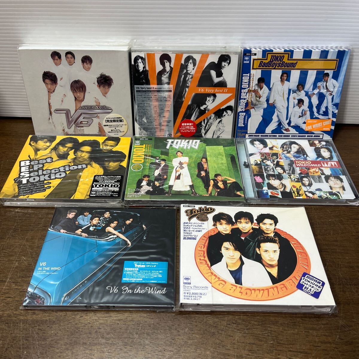 【傷や汚れあり】V6/TOKIO 中古 CD まとめてセット BaeBoysBound/WILD&MILD/IN THE WIND/Very bdmst II 等 ジャニーズ アイドル (6 ...