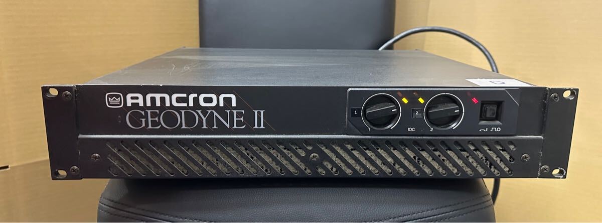 【全体的に状態が悪い】通電確認済 AMCRON GEODYNE 1 CROWN パワーアンプ アムクロン 現状品 Bの落札情報詳細 ...