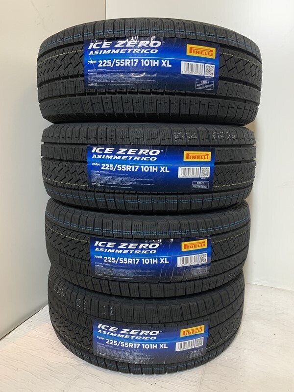 【未使用】【送料無料】未使用スタッドレス 225/55R17 101H XL (WP008)2022年製造4本セット 225/55/17 ピレリ アイスゼロアシンメトリコの落札情報詳細 ...