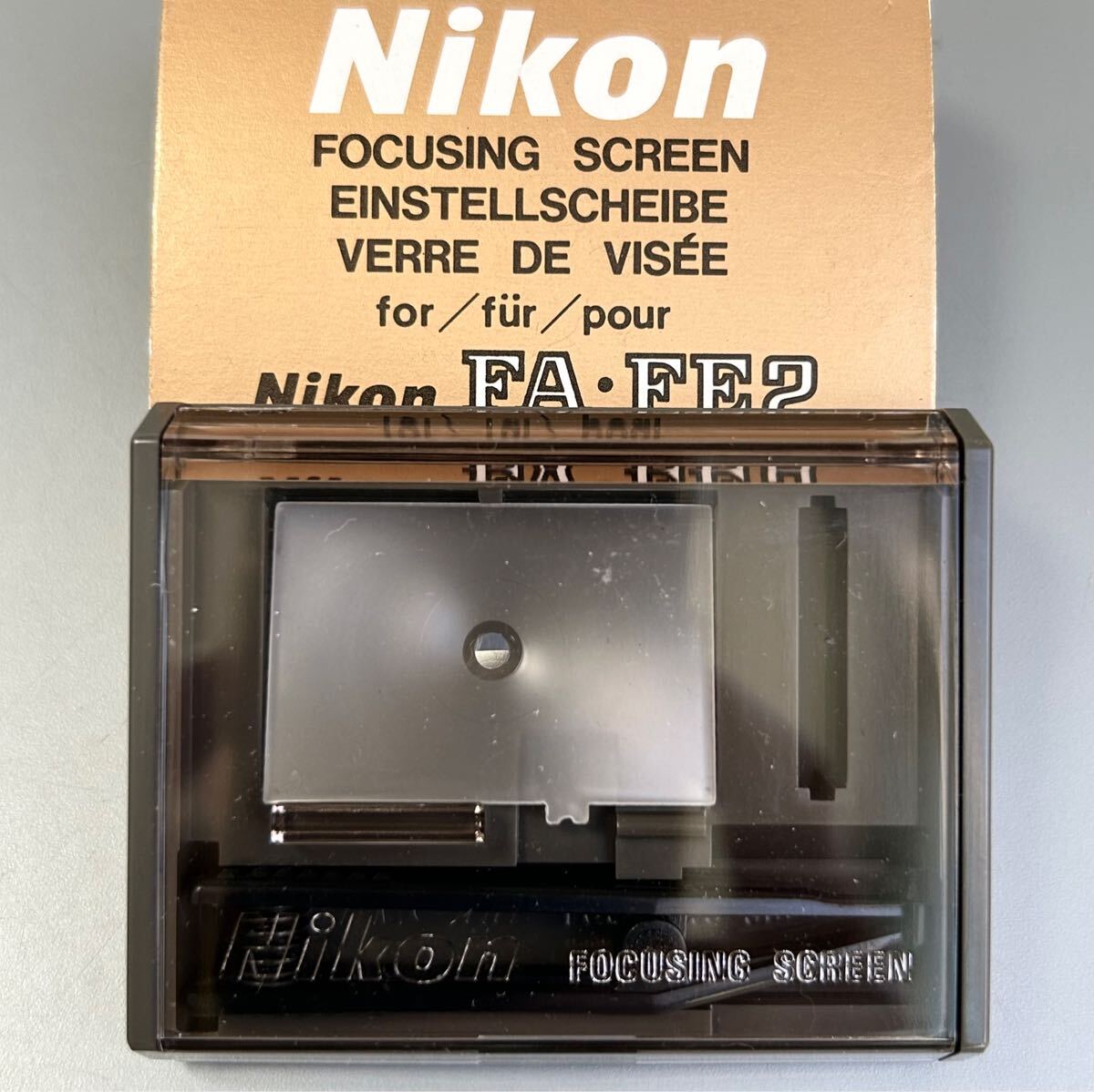 【未使用に近い】【Nikon FOCUSING SCREEN for FA・FE2・New FM2 type K2】ニコン純正フォーカシング ...