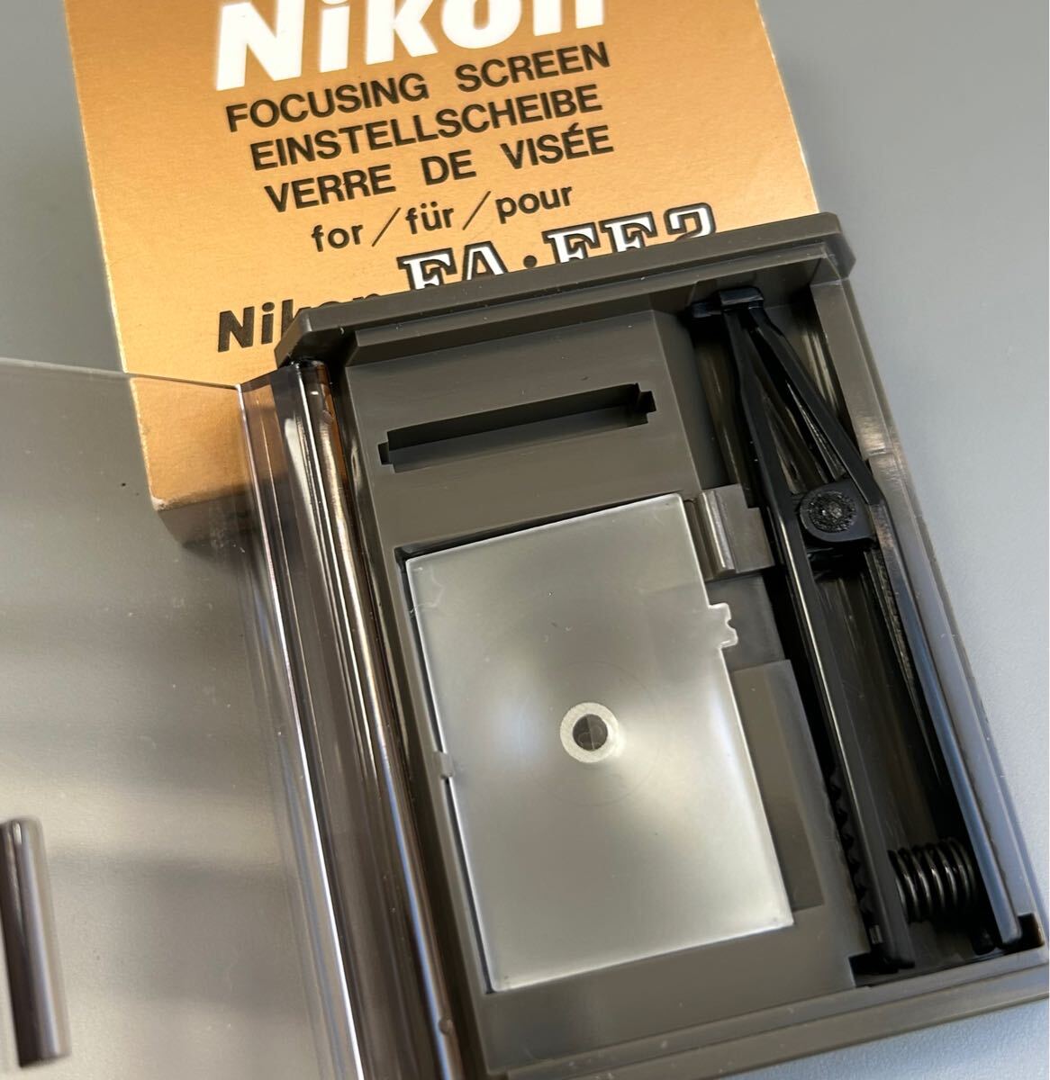 【未使用に近い】【Nikon FOCUSING SCREEN for FA・FE2・New FM2 type K2】ニコン純正フォーカシング ...