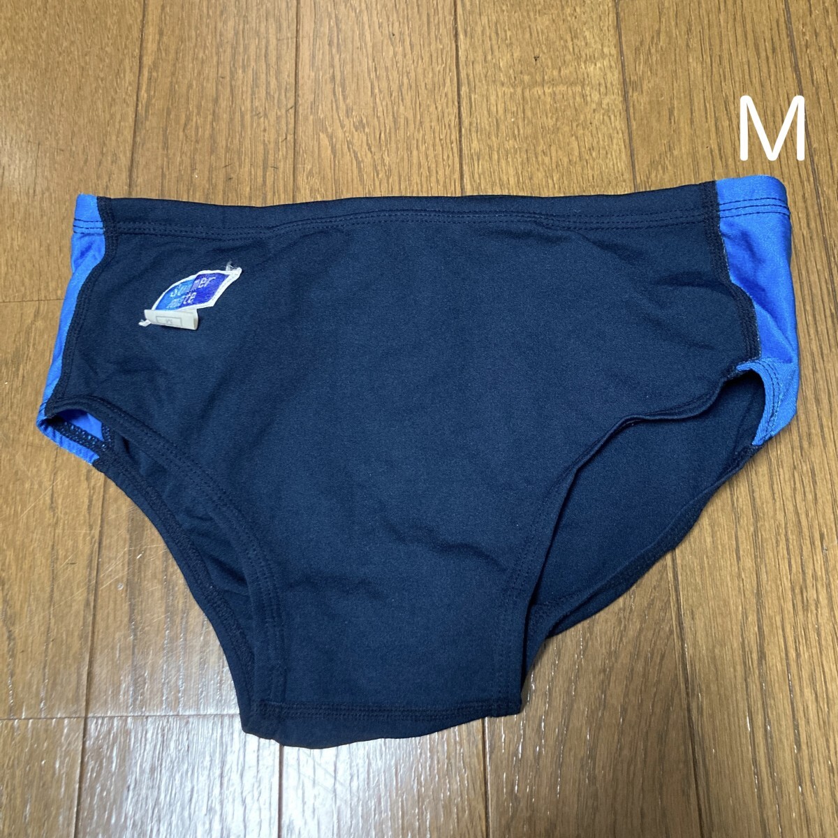 【目立った傷や汚れなし】D535クラレ♪スクールメイト♪ストレッチ♪サイドライン入りネイビーの男子スク水♪アンダーやコレクションやトレーニング ...