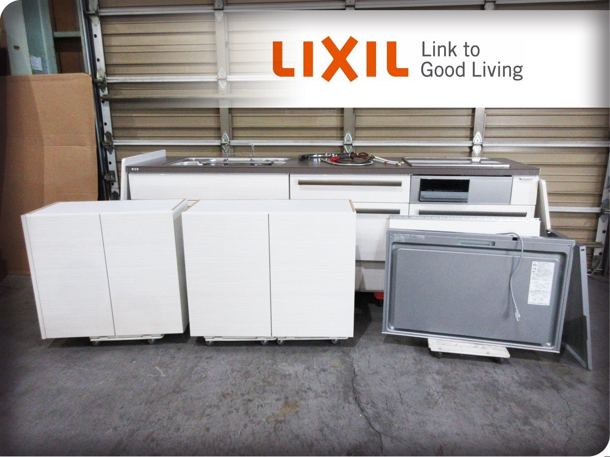 【未使用に近い】 展示品 未使用品 LIXIL RICHELLE/リシェル W255/左シンク/ソフトクローザー/IH/レンジフード/I型システムキッチン/110万/ymm2929mの落札情報 ...