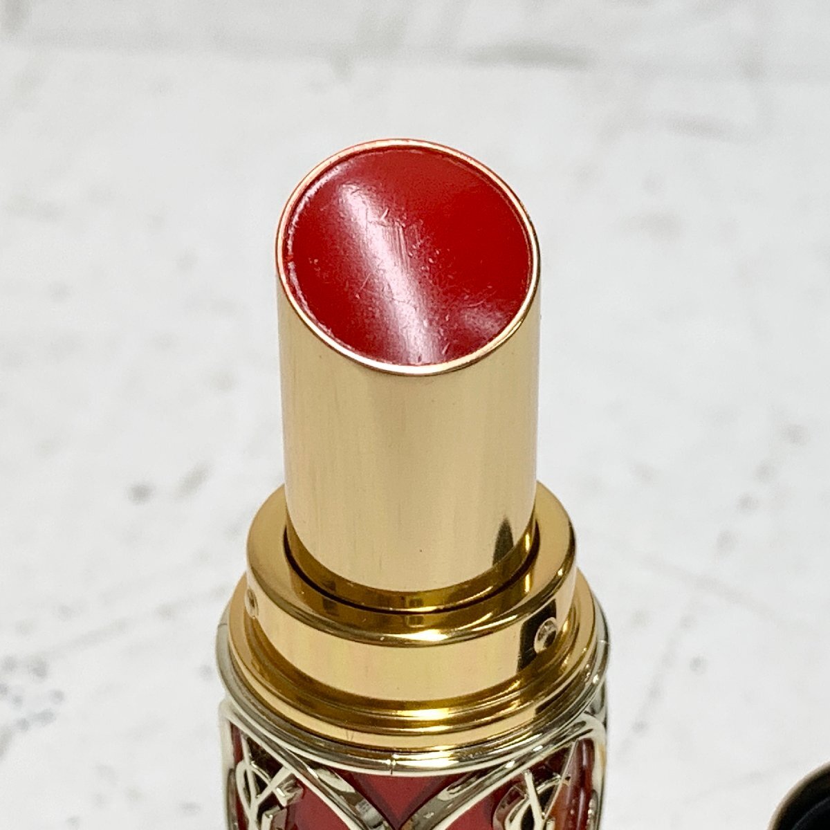 【未使用】f001 Y1(10) 未使用 イヴ・サンローラン YSL No.127 口紅 ルージュ ヴォリュプテ シャイン テスター品の落札 ...