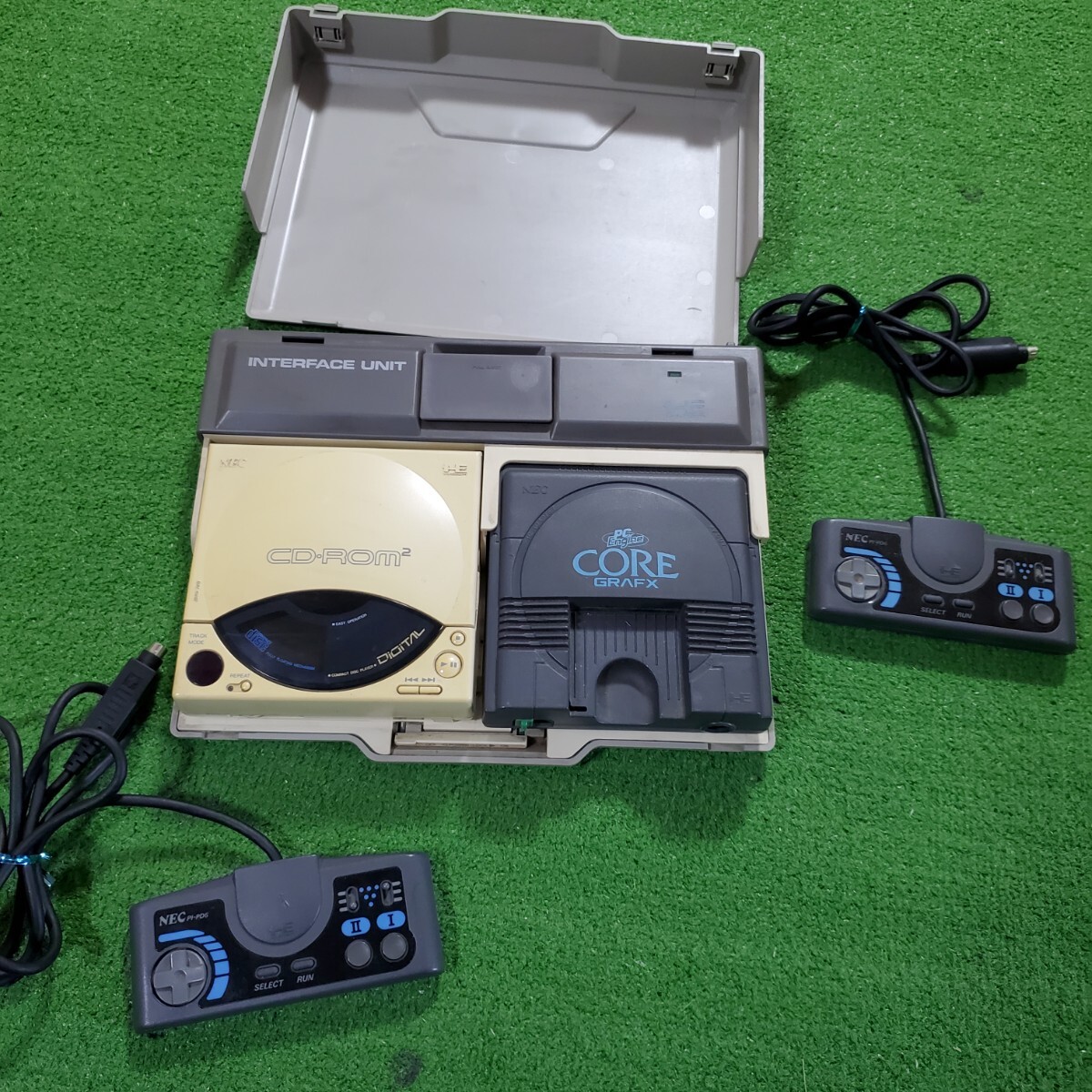 【傷や汚れあり】7/D NEC PCエンジン PC Engine CD-ROM2 CDR-30A /コアグラフィックス PI-TG3 ...
