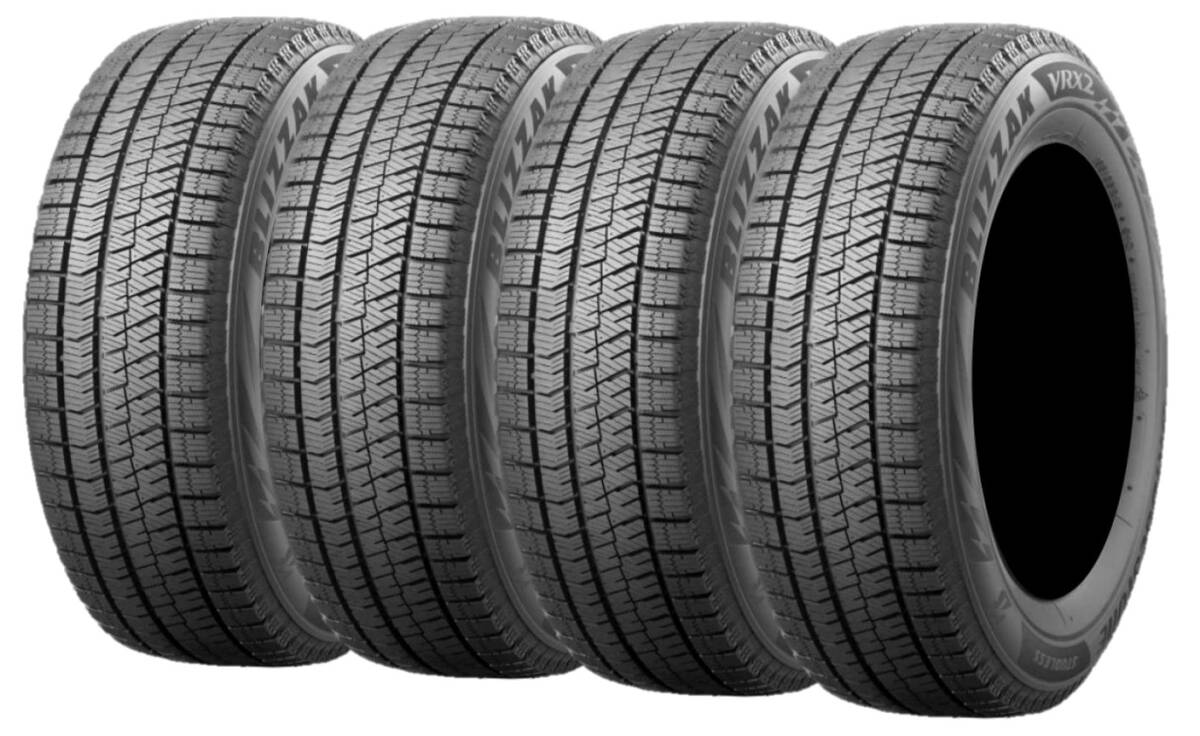 【未使用】 2024年製 4本セット送料込22,000円～ ブリヂストン 155/65R14 75Q BLIZZAK VRX2 スタッドレスタイヤ ブリザック BRIDGESTONE .の落札 ...