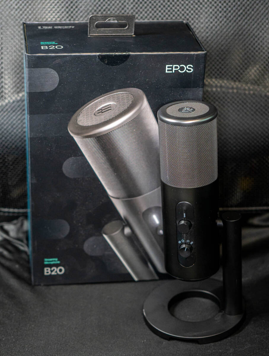 【目立った傷や汚れなし】EPOS 配信／ゲーミングUSBマイク B20 コンデンサ 北欧デザイン デザイン賞受賞歴あり 4指向性切換 EQの落札情報詳細 - Yahoo!オークション落札価格 ...