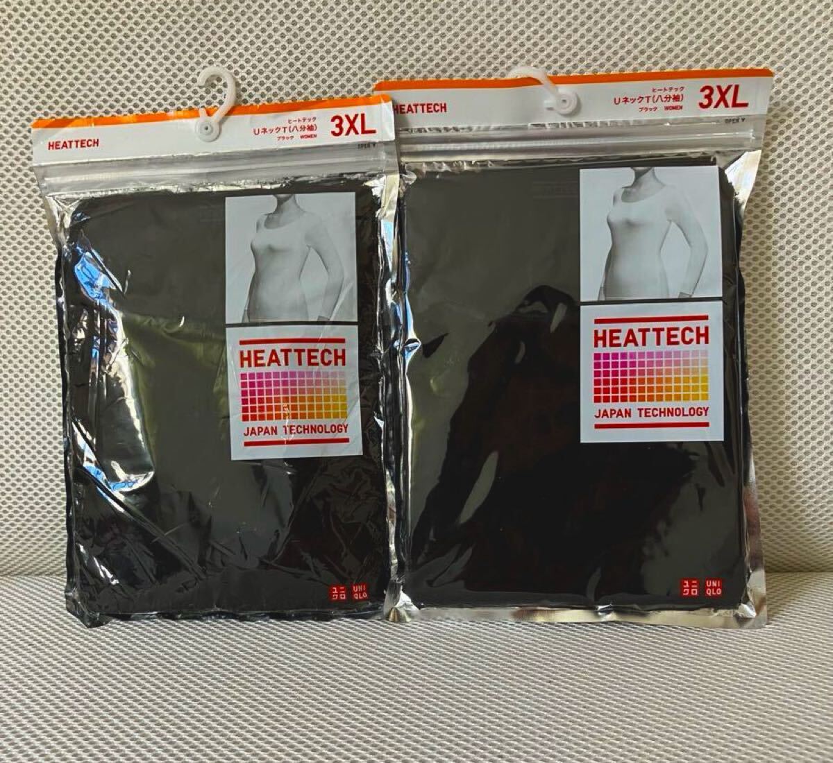 【未使用】UNIQLO ユニクロ HEATTECH ヒートテック レディース UネックT(八分袖) 2枚 3XL(4L) インナーの落札情報詳細 - Yahoo!オークション落札価格検索 オークフリー