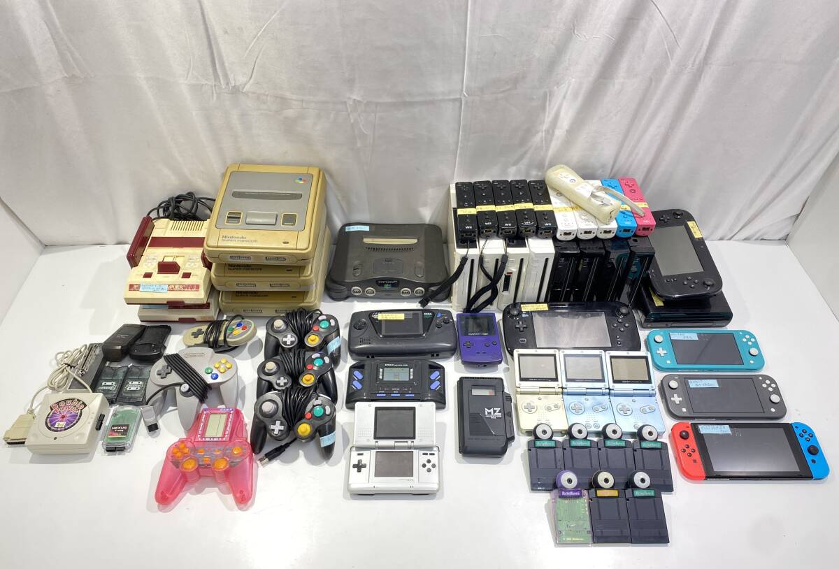 【全体的に状態が悪い】1円スタート ジャンク品 Nintendo Switch WiiU Wii 64 SFC FC DS GB 他 ゲームハード機 コントローラー 大量 まとめ売りの落札情報 ...