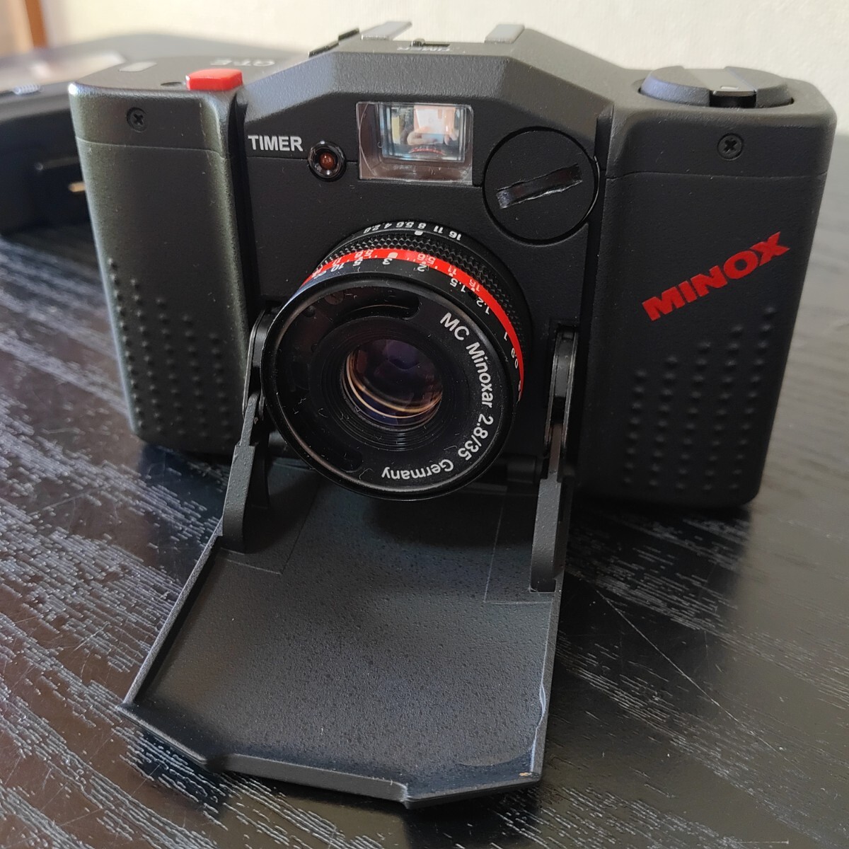 【目立った傷や汚れなし】MINOX MC Minoxar 2.8/35 ミノックス コンパクトフィルムカメラ フラッシュライト ストロボ FC ...