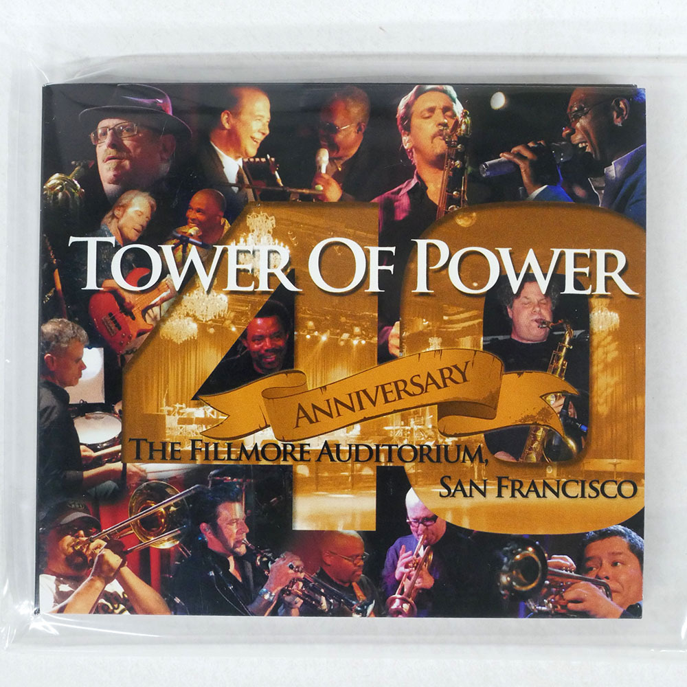 【やや傷や汚れあり】US盤 TOWER OF POWER/40TH ANNIVERSARY THE FILLMORE AUDITORIUM, SAN FRANCISCO/TOP ...