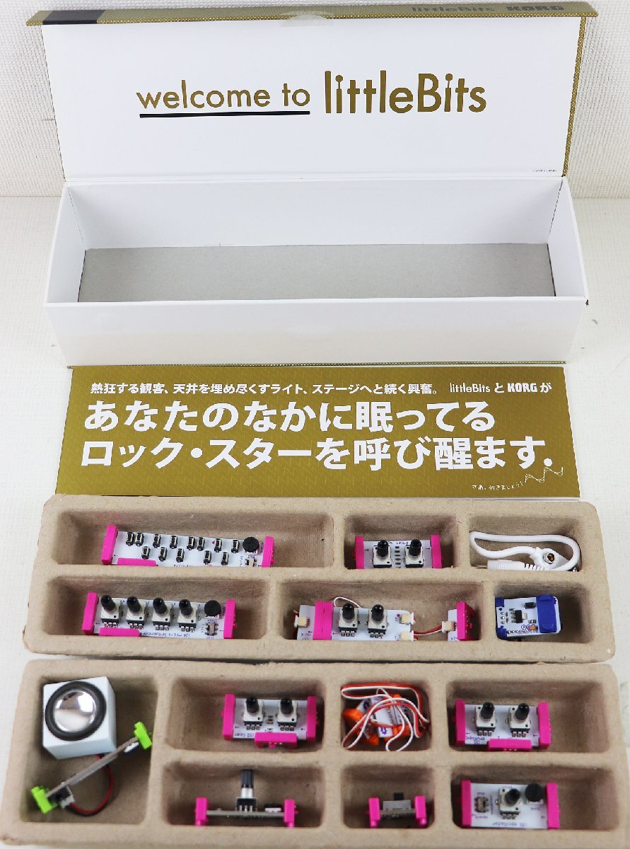 【全体的に状態が悪い】S ジャンク品 楽器機材 シンセサイザー・キット littleBits Synth Kit KORG/コルグ 箱・説明書つき ※動作未確認の落札情報詳細 - Yahoo ...