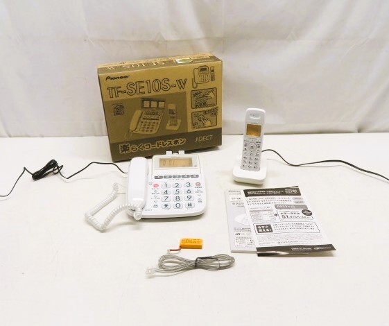【未使用】hawi3220-6 531 未使用 PIONEER パイオニア TF-SE10S-W コードレスホン 電話 箱付きの落札情報詳細 - Yahoo!オークション落札価格検索 オークフリー