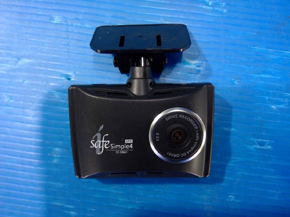 【傷や汚れあり】COMTEC コムテック DC-DR651 前後2カメラ ドライブレコーダー ドラレコ GPS/Gセンサー/2.7インチ液晶搭載 1920x1080フルHD画質 作動確認OKの ...