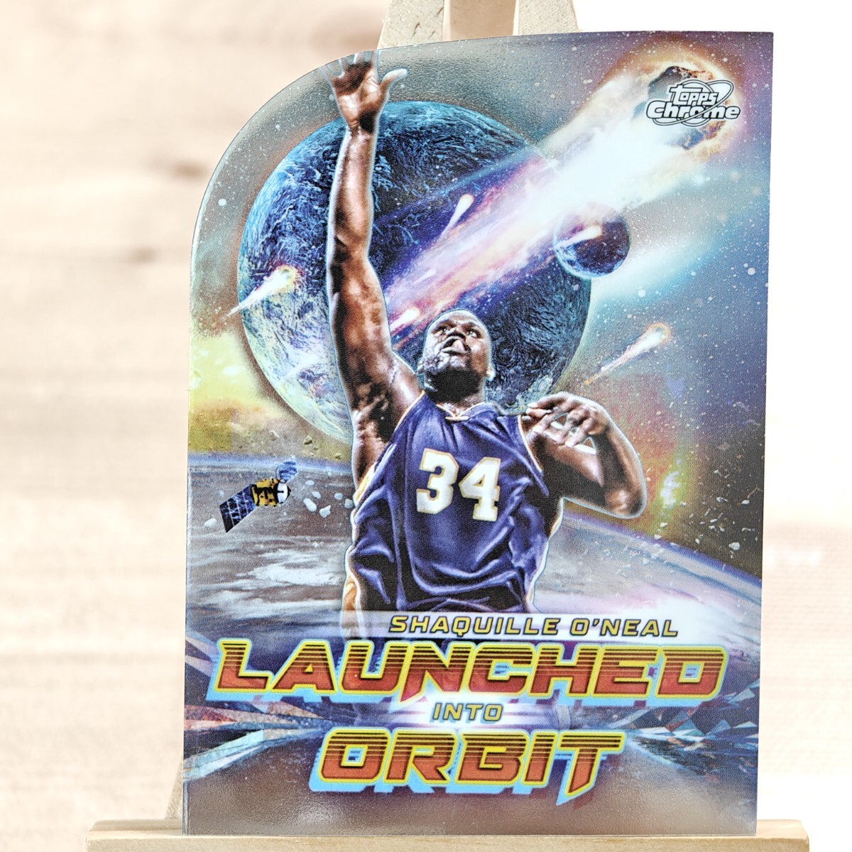 【目立った傷や汚れなし】シャキール・オニール 2023-24 Topps Cosmic Chrome Launched Into Orbit ...
