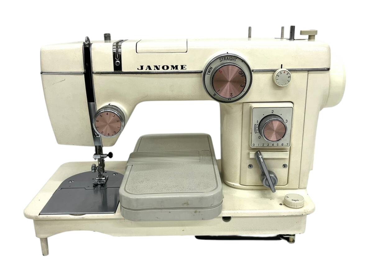 【傷や汚れあり】G5048【通電のみ確認】 JANOME／ジャノメ ミシン SEWING MOTOR TYPE M-105の落札情報詳細 ...