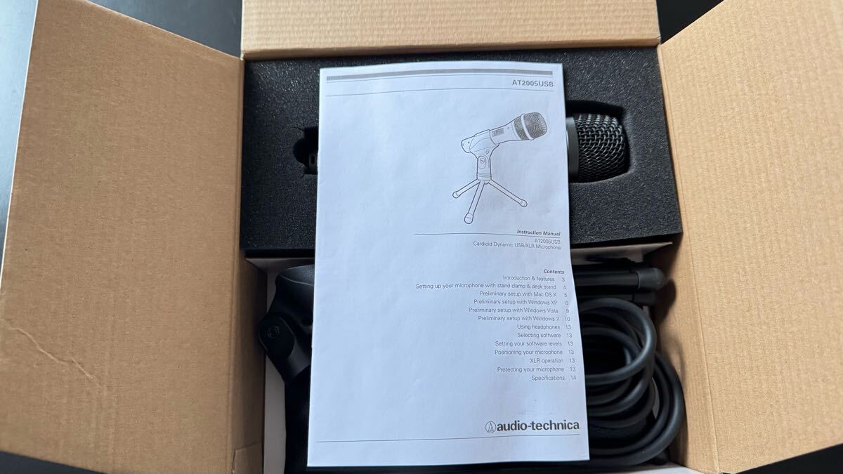【未使用に近い】audio-technica AT2005USB ダイナミックマイクの落札情報詳細 - Yahoo!オークション落札価格検索 ...