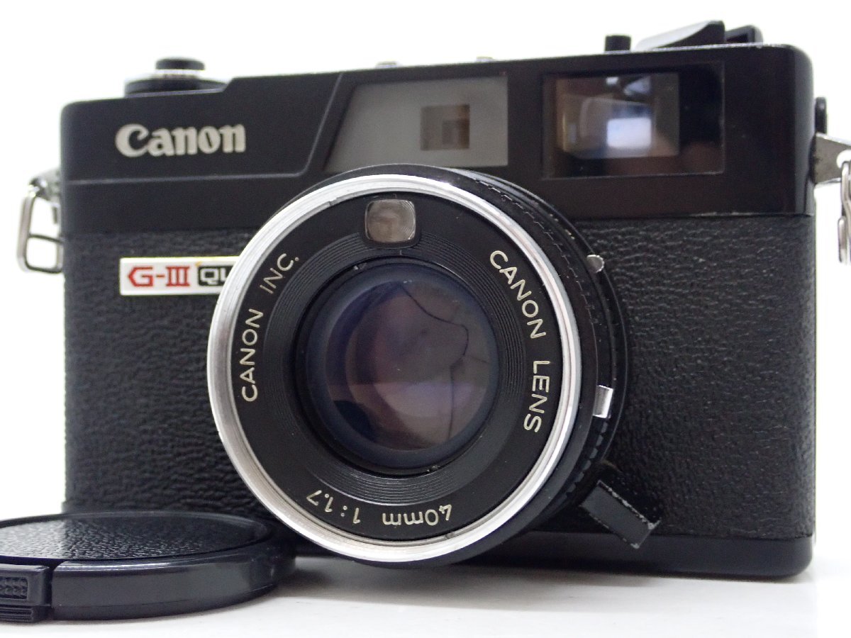 【傷や汚れあり】Canon Canonet QL17 G-Ⅲ G3 40mm 1:1.7 ジャンク キャノン カメラの落札情報詳細 - Yahoo!オークション落札価格検索 オークフリー