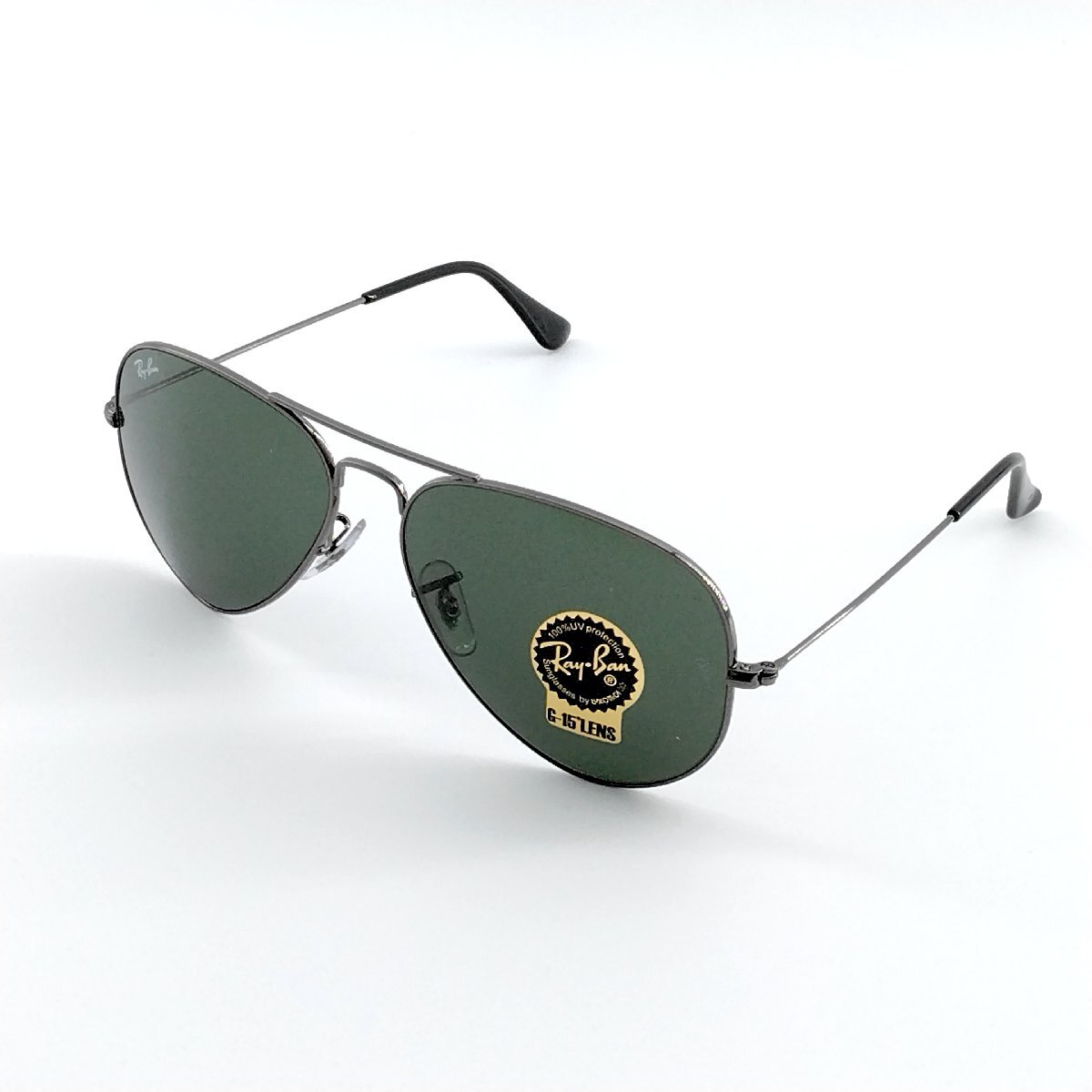 【目立った傷や汚れなし】6846〇/【訳あり品】Ray-Ban(レイバン) サングラス アビエーター LARGE METAL RB3025 ...