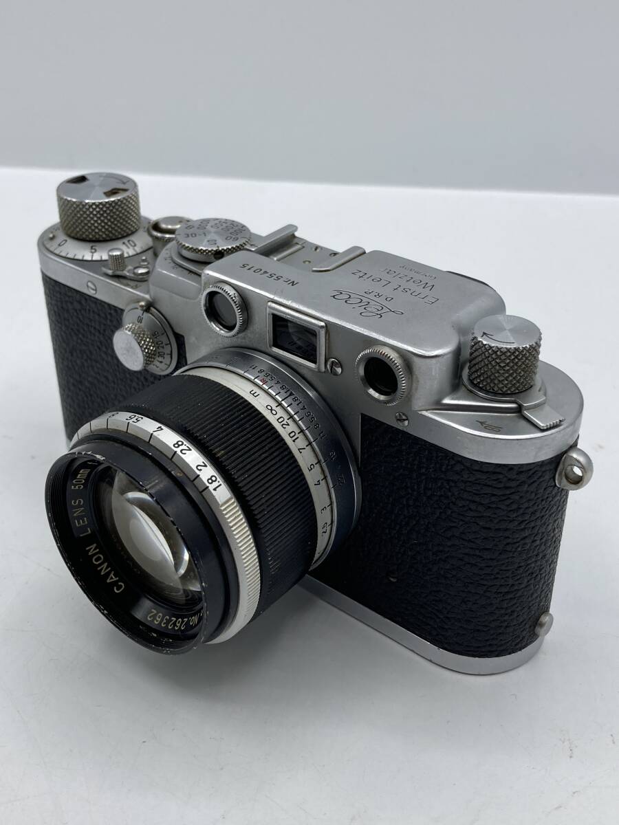 【傷や汚れあり】【4566】1円～/ Leica ライカ D.R.P Ernst Leitz Wetzlar カメラ Canon レンズ ...