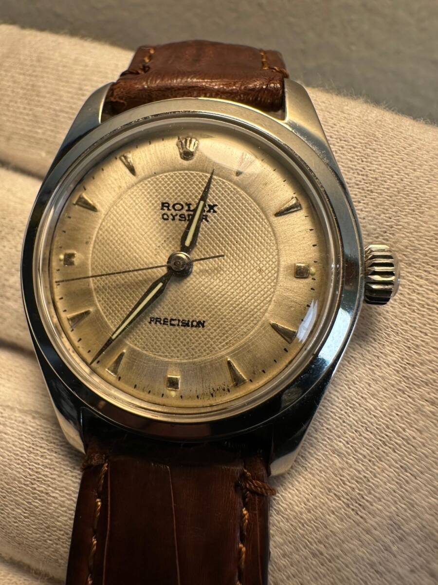 【目立った傷や汚れなし】正規品 ROLEX ロレックス オイスター 6044 1950年代 手巻き メンズ 動作確認済 ヴィンテージ 売り切り ...