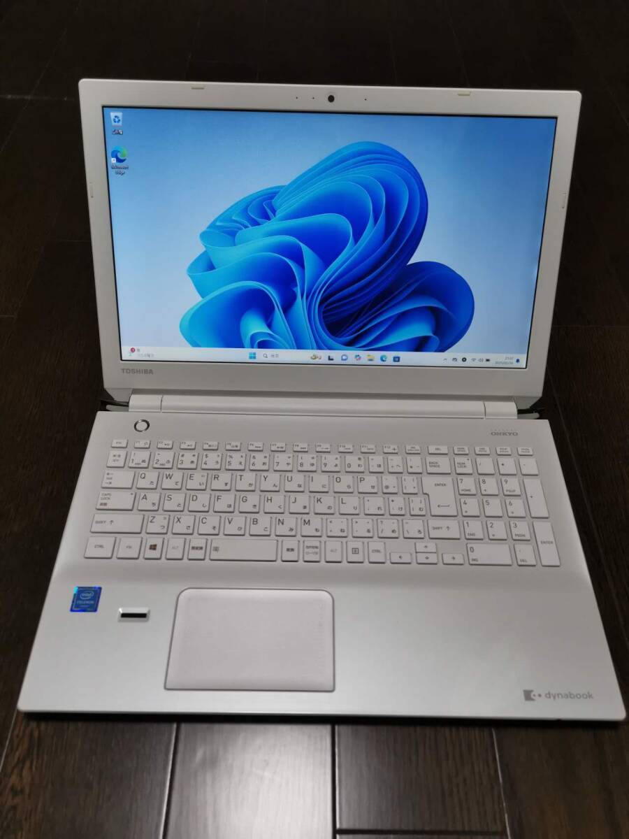 【目立った傷や汚れなし】美品 TOSHIBA dynabook EX/46CW メモリ8GB SSD240GB Windows 11 Office 2021 Pro DVDマルチドライブ Wi ...