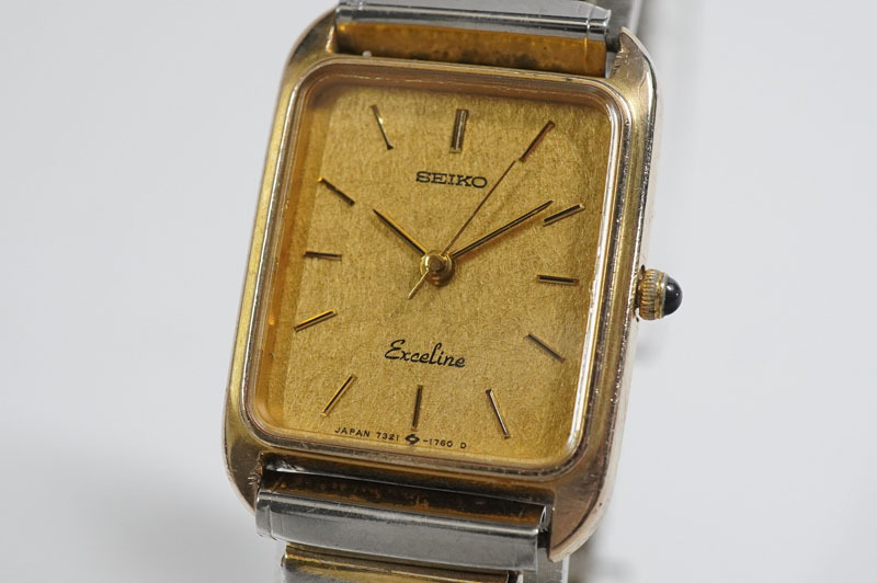 【目立った傷や汚れなし】1円~【d819】実働 SEIKO／セイコー Exceline エクセリーヌ 10KT 7321-6080 クオーツ レディース 腕時計 電池交換済みの落札情報詳細 ...