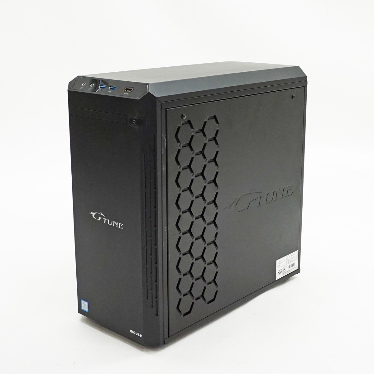 【傷や汚れあり】 【mouse computer マウスコンピューター】G-Tune ゲーミングデスクトップPC Core i7-9700/メモリ16GB/GTX 1660 Superの落札 ...