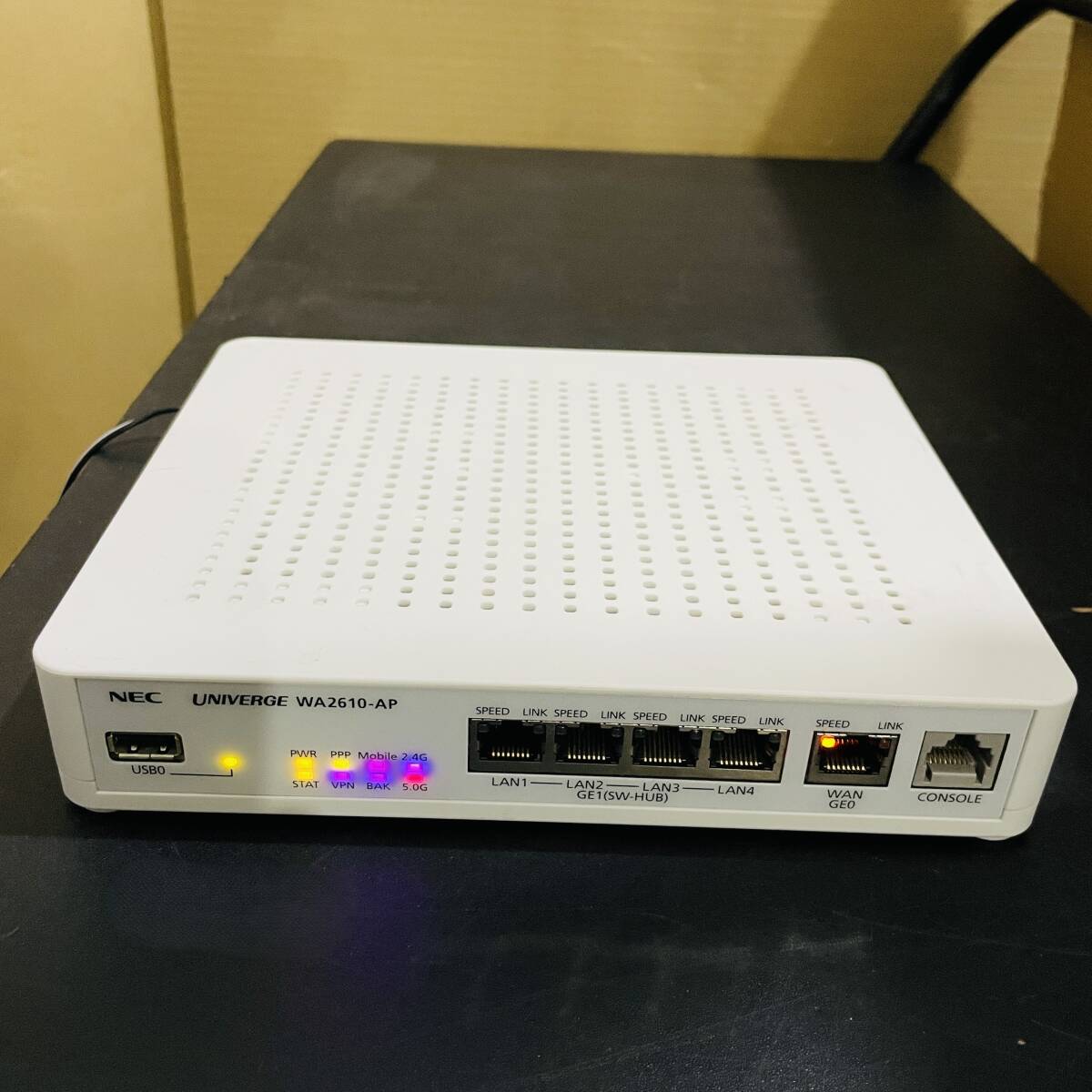 【傷や汚れあり】(ヤ) 1375【通電OK】NEC UNIVERGE WA2610-AP VPN構築ワイヤレスアダプタ IEEE802 ...