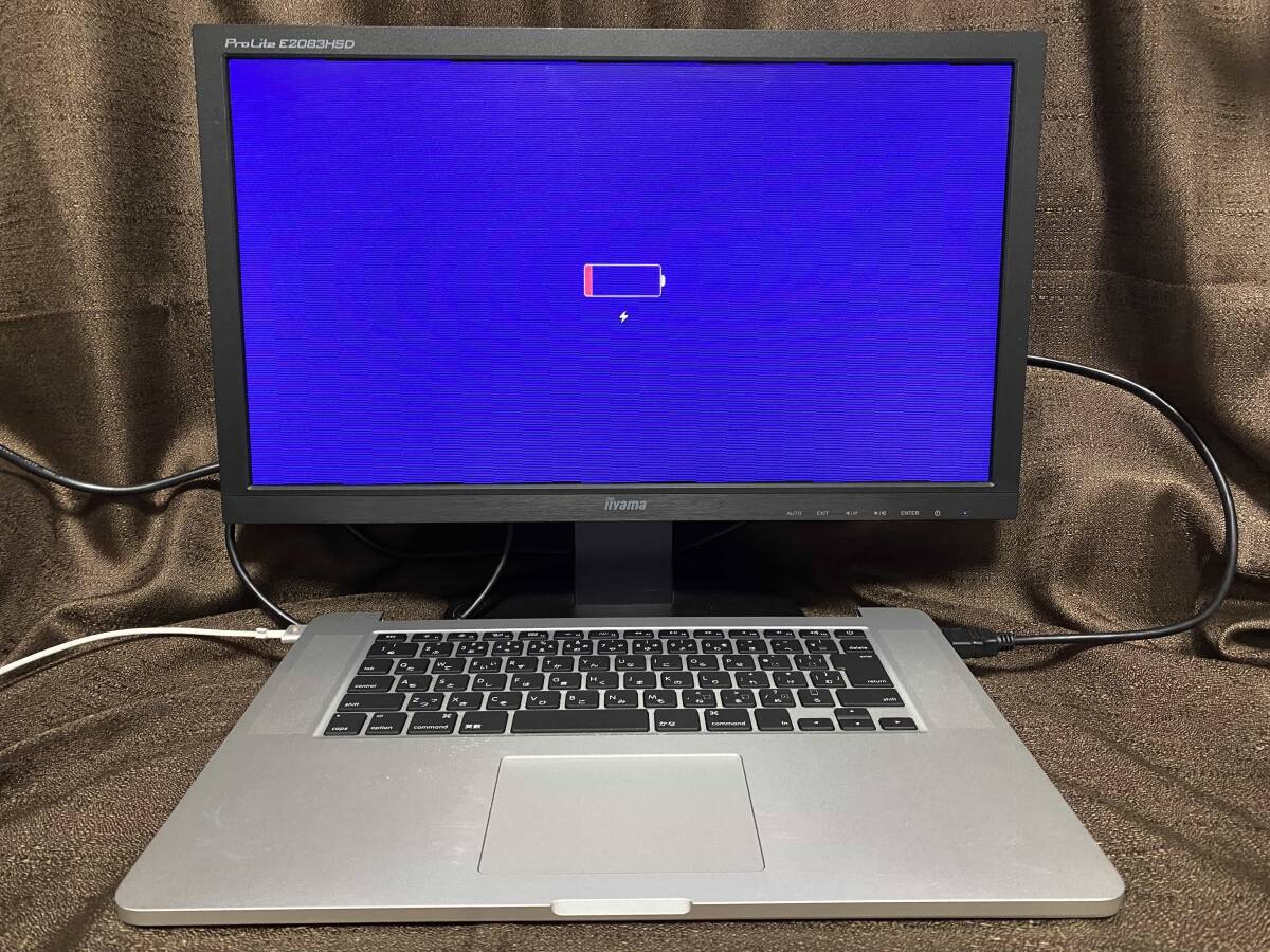 【全体的に状態が悪い】MacBook Pro 2015 15-inch Radeon搭載上位モデル キーボード トラックパッド ボトムケース ...